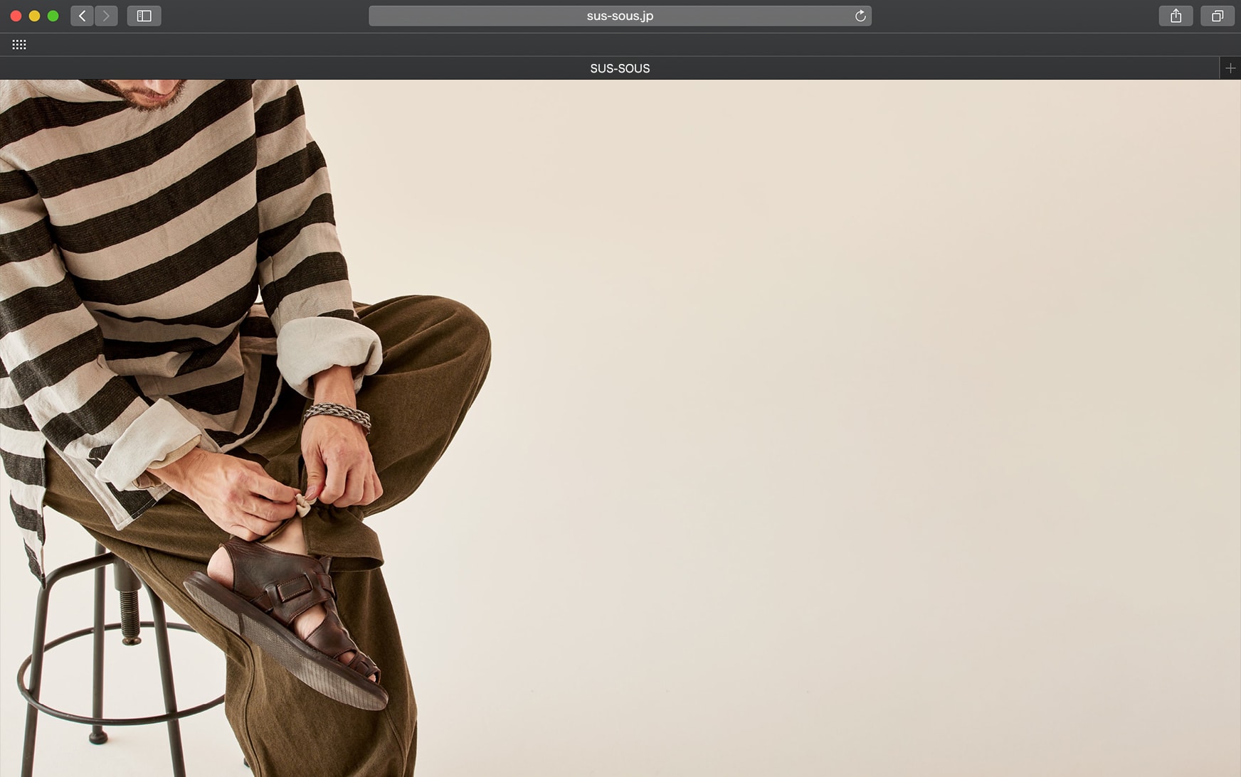 SUS-SOUS 公式サイト｜MASAMUNE Inc.｜株式会社 マサムネ